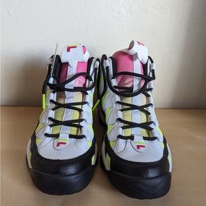 Fila | Shoes | Fila Stackhouse Spaghetti White Black Yellow Sneakers ...
